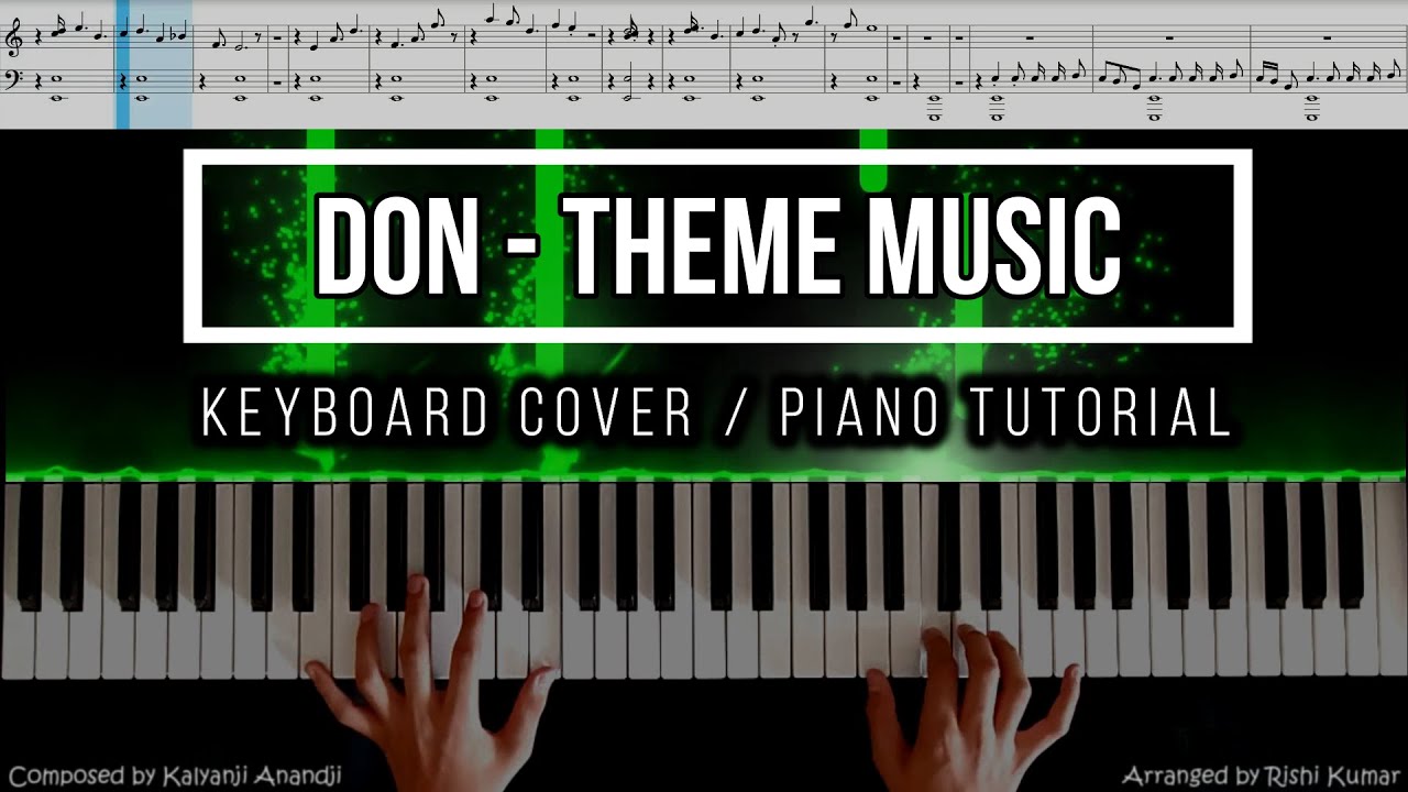 Don Theme Instrumental | Keyboard cover | डॉन थीम - YouTube