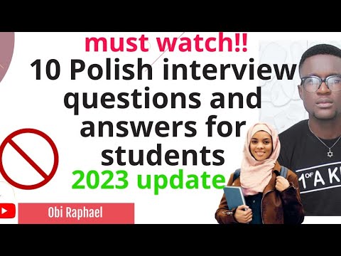 10 polish interview question 2023 for students with answer - YouTube