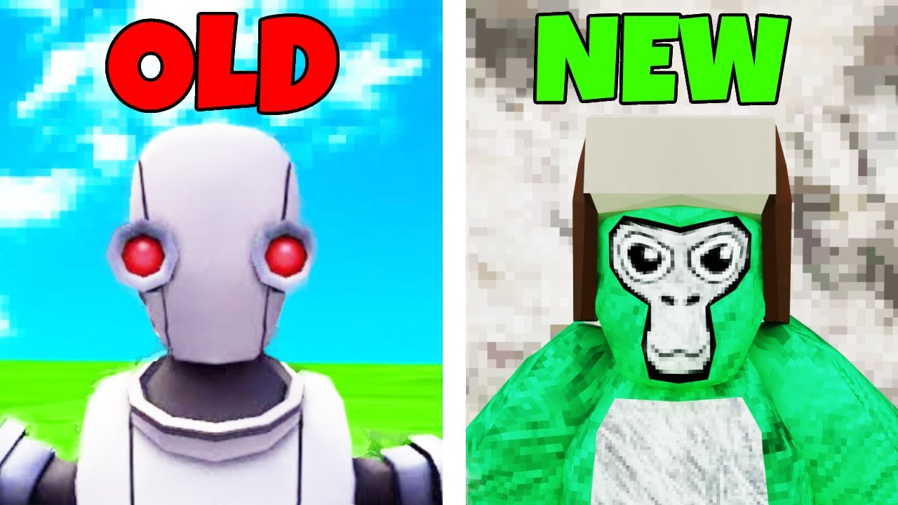 I Played OLD VERSIONS of Gorilla Tag - YouTube