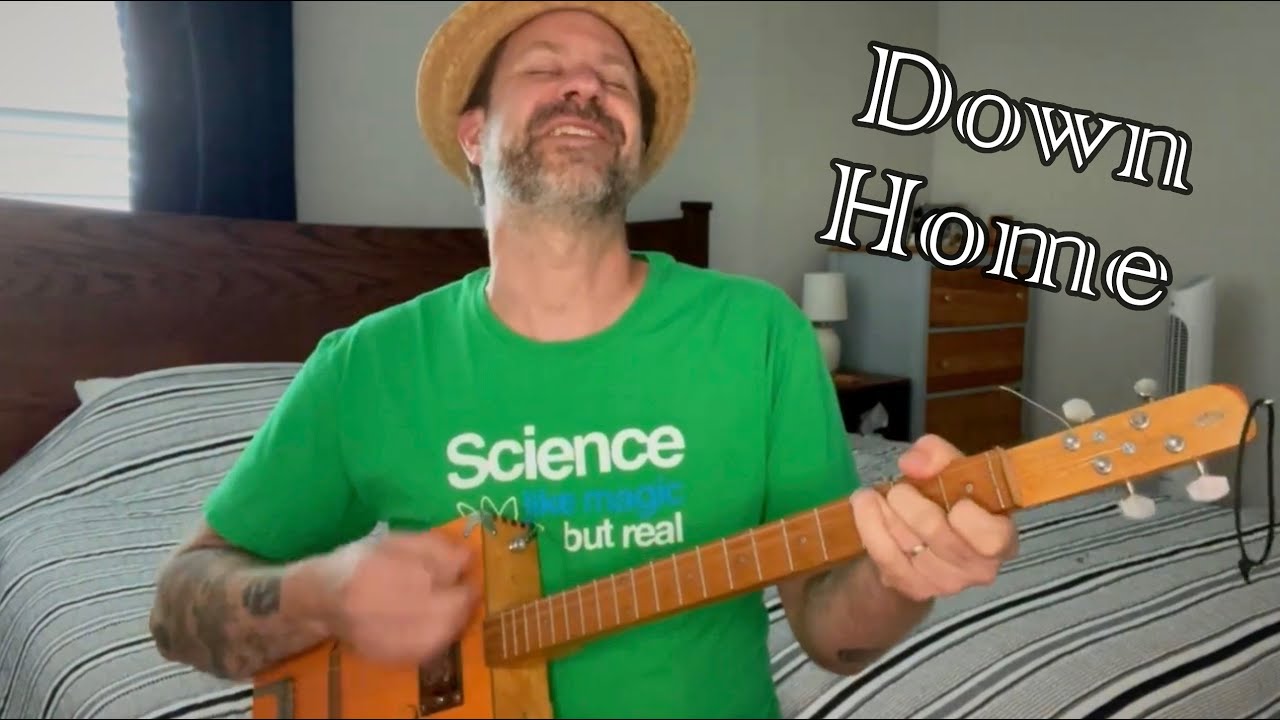 Down Home (Alabama cover on cigar box guitar) - YouTube