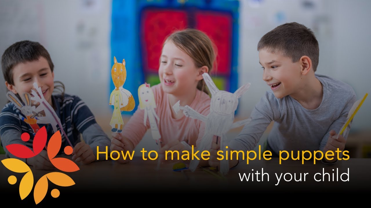 How to make simple puppets with your child - YouTube