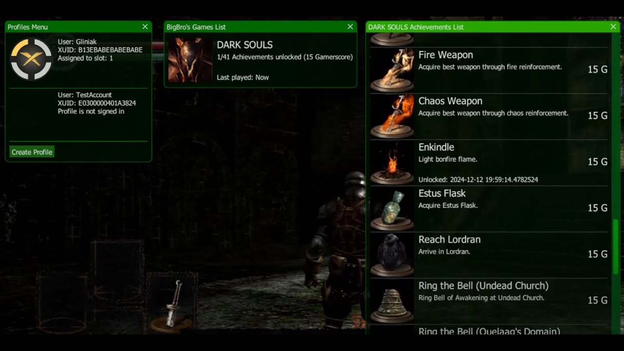 Xenia Canary: Achievements UI [Unfinished] - YouTube