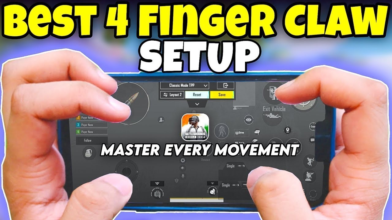 Best 4 Finger Claw Control Setting |4 FingerControl Code | BGMI / PUBG ...