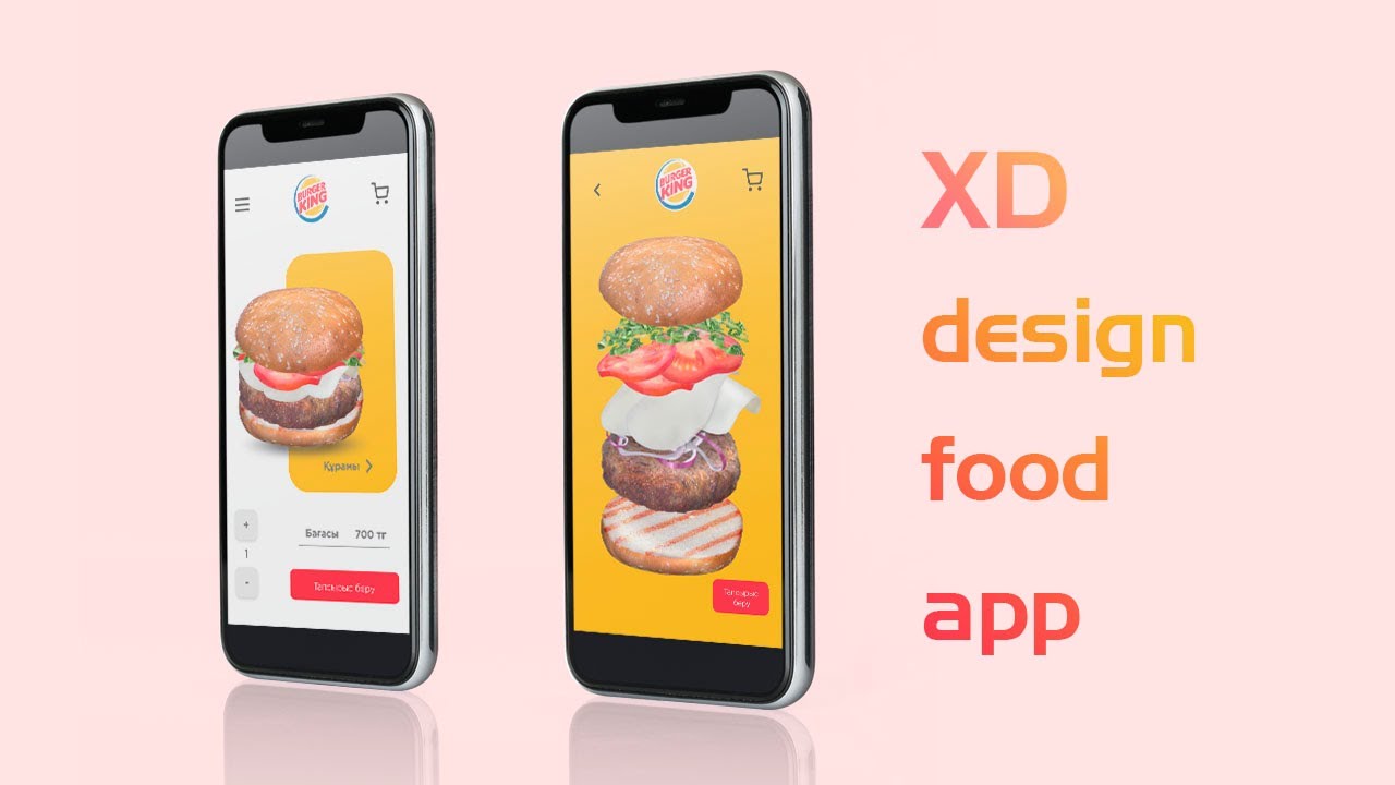 Food App UI Design | Adobe XD - YouTube