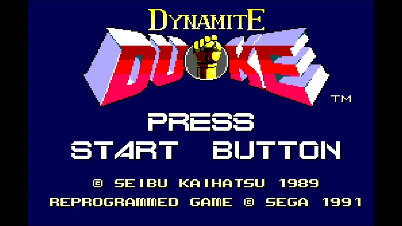 Dynamite Duke (Sega Master System) Longplay - YouTube
