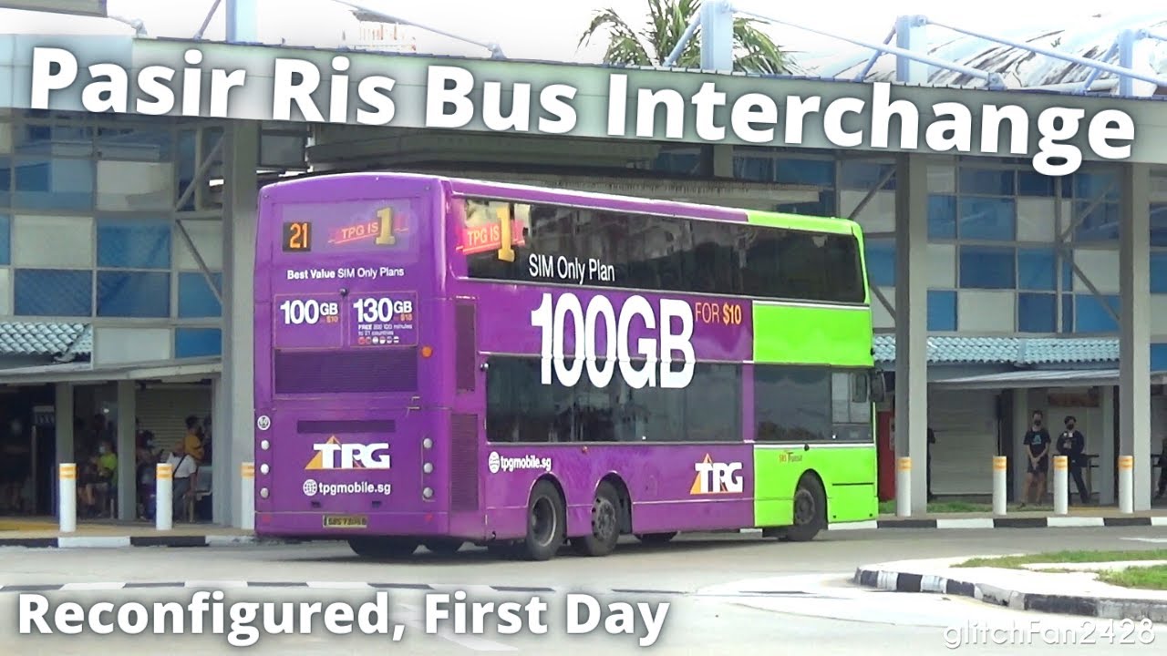 First Day of Operations - Pasir Ris Reconfigured Bus Interchange - YouTube