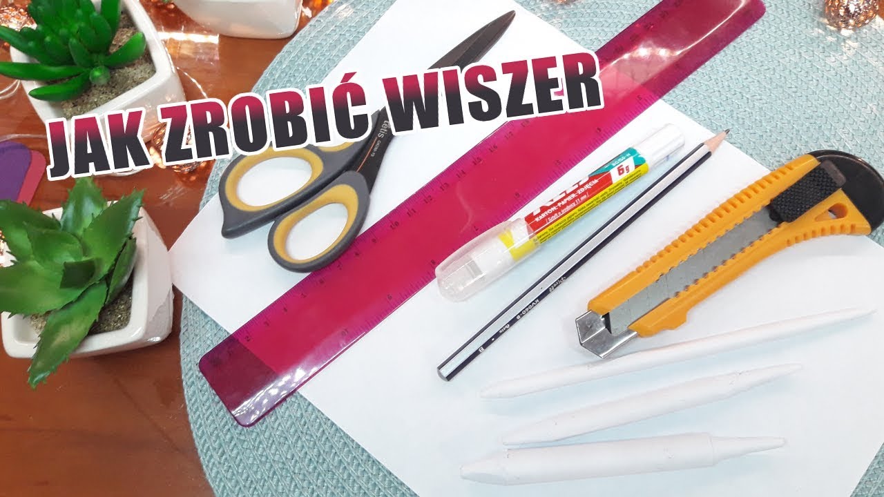 Jak zrobić samodzielnie wiszer, papierowy blender? - YouTube