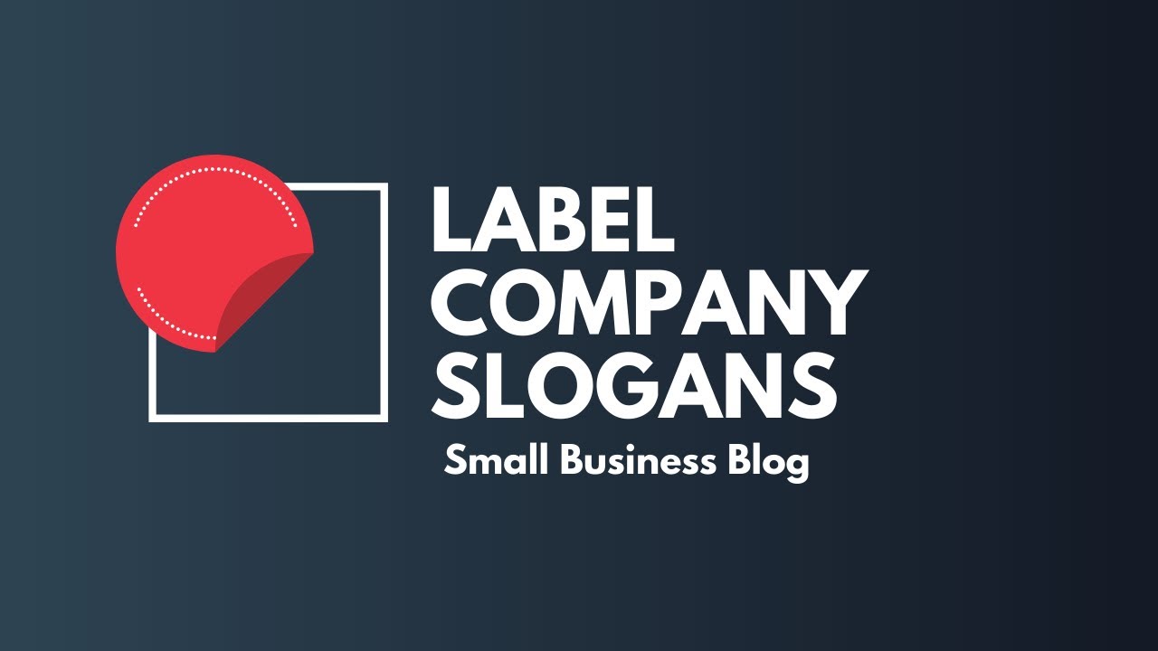 Catchy Label Company Slogans & Taglines - YouTube