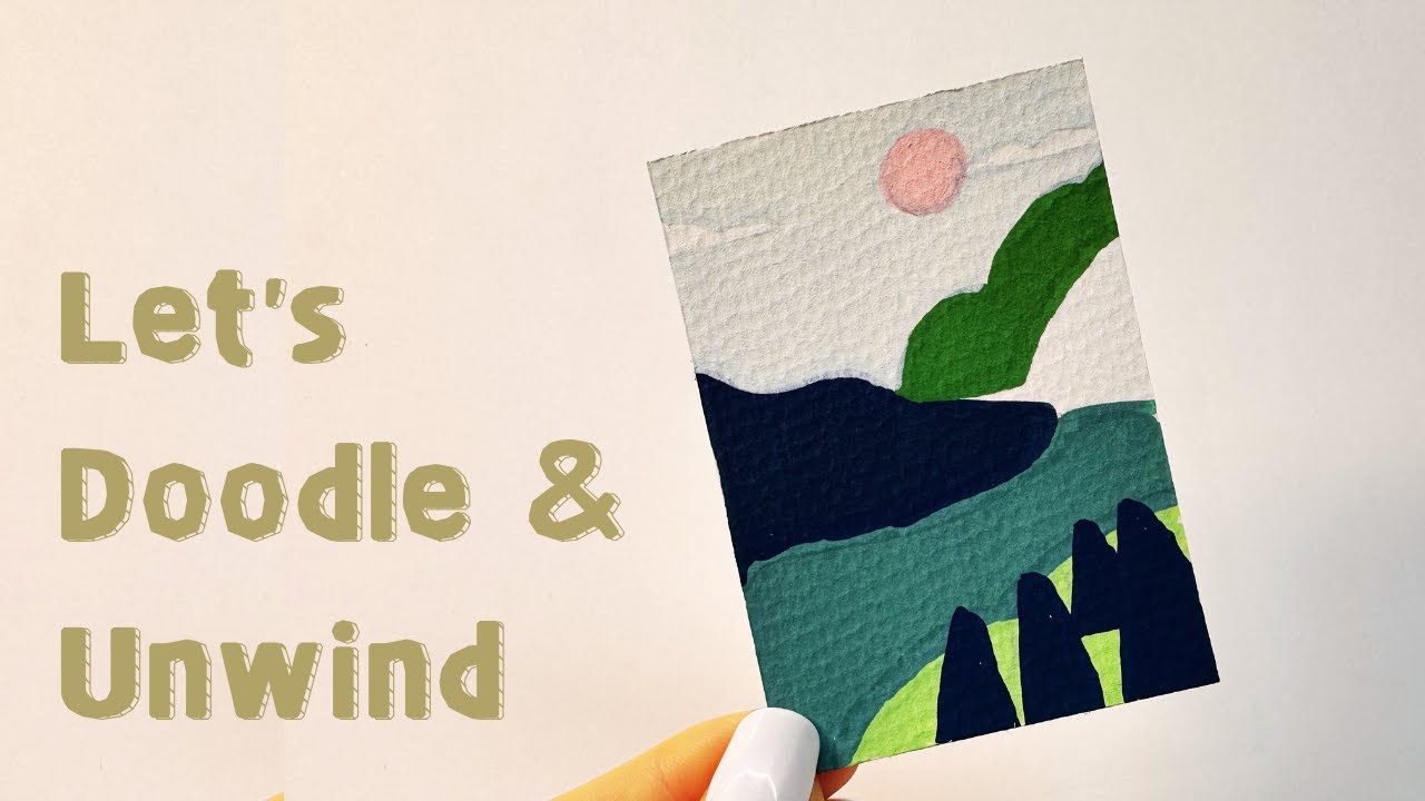 Chill and Doodle with Me 🎨 | easy drawing - YouTube