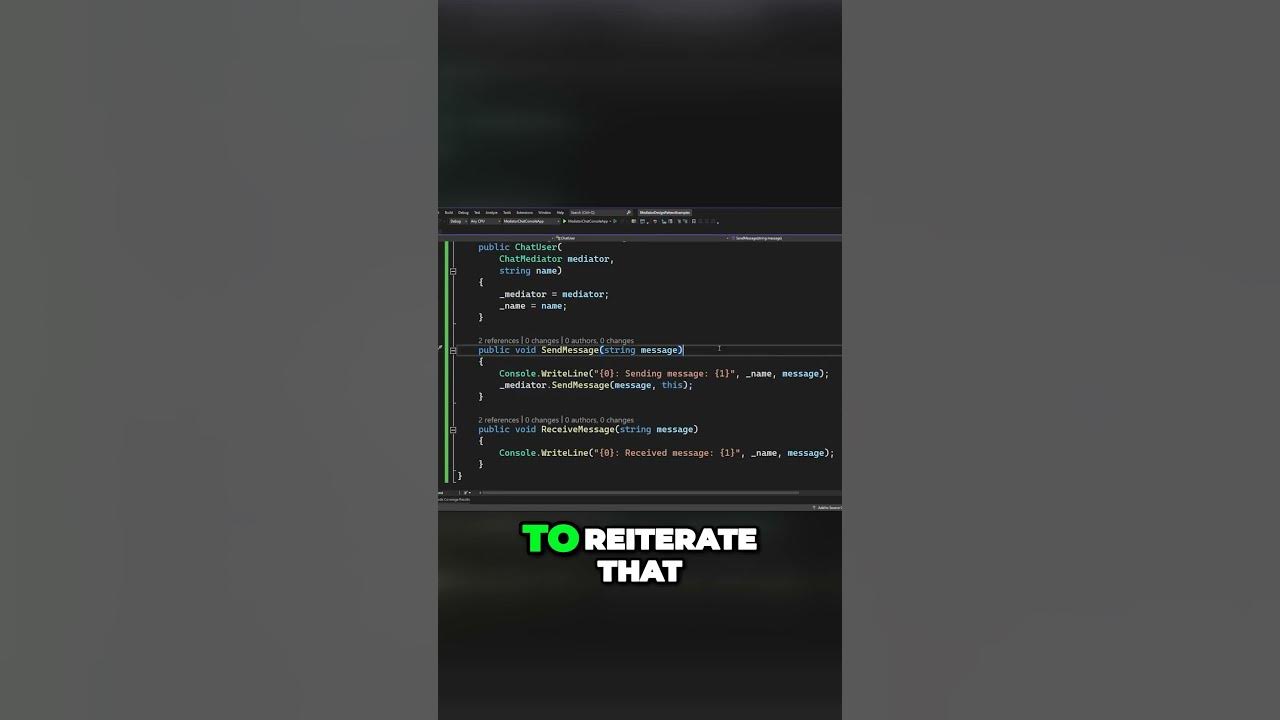 What's one benefit of the mediator design pattern? - YouTube