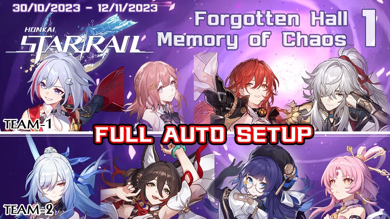 Memory of Chaos 1 - Full Stars - Topaz + Jingliu - Auto Setup - Period ...