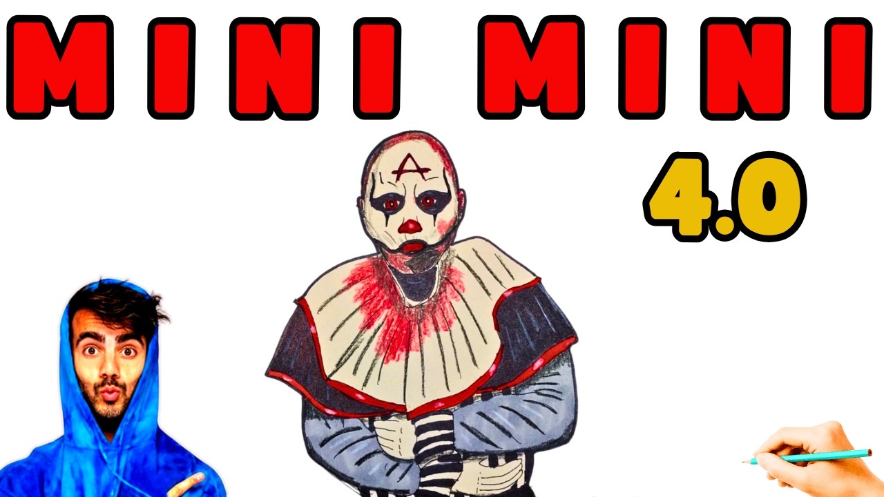 Como DIBUJAR al PAYASO MINI MINI 4.0 que fue capturado por ALFA (Fede ...