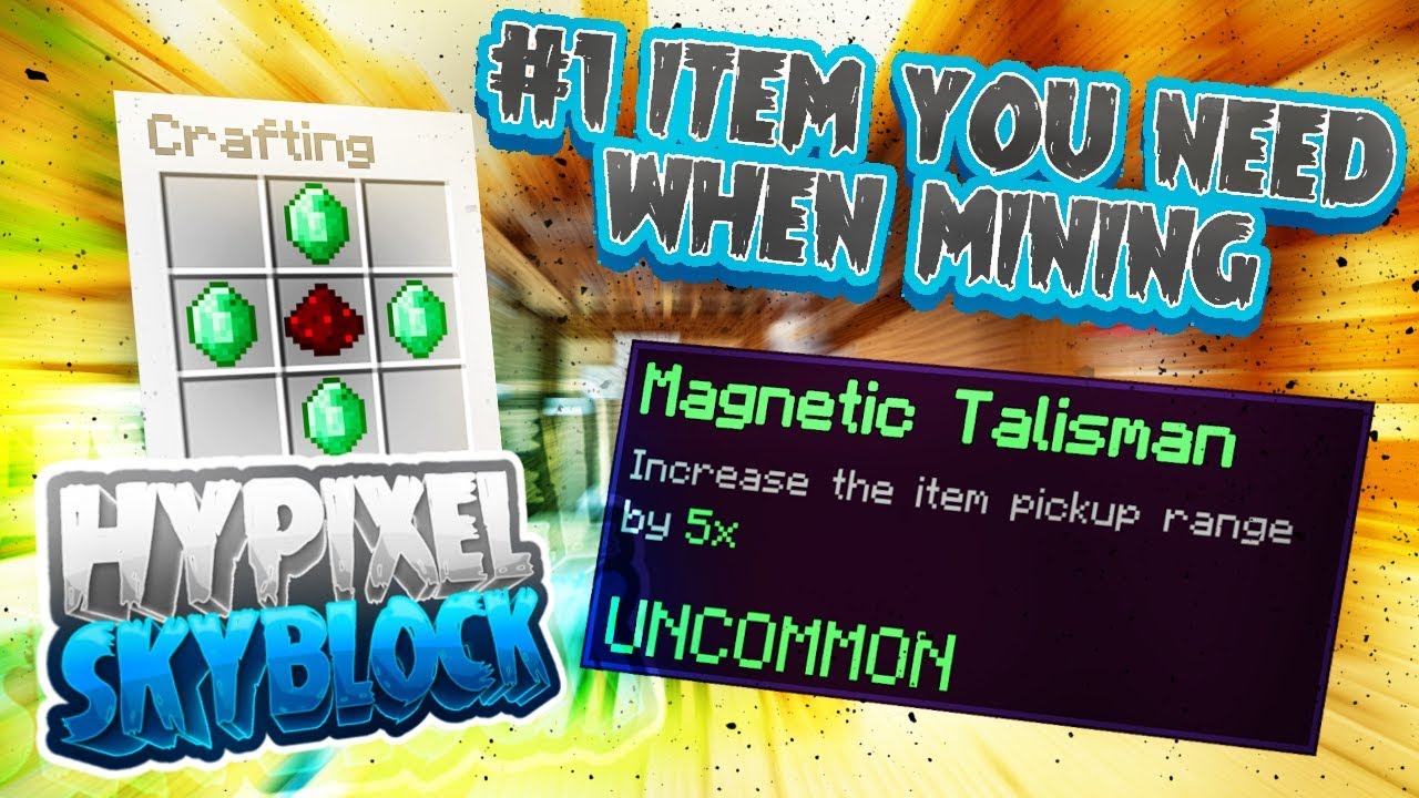 #1 Item You 100% NEED When Mining - Hypixel Skyblock - YouTube