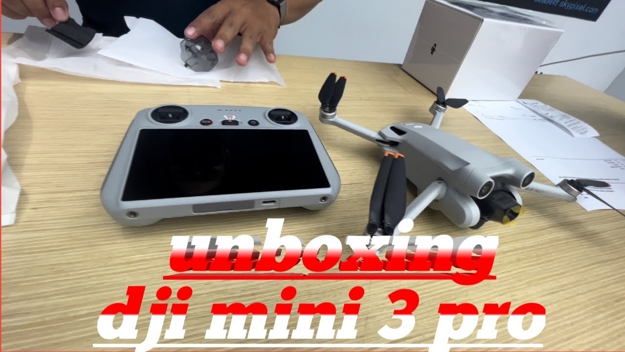 Unboxing dji mini 3 pro - YouTube