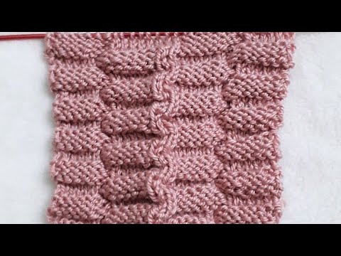 Akordiyon örgü modeli #kolay örgü #knitting Free Pattern