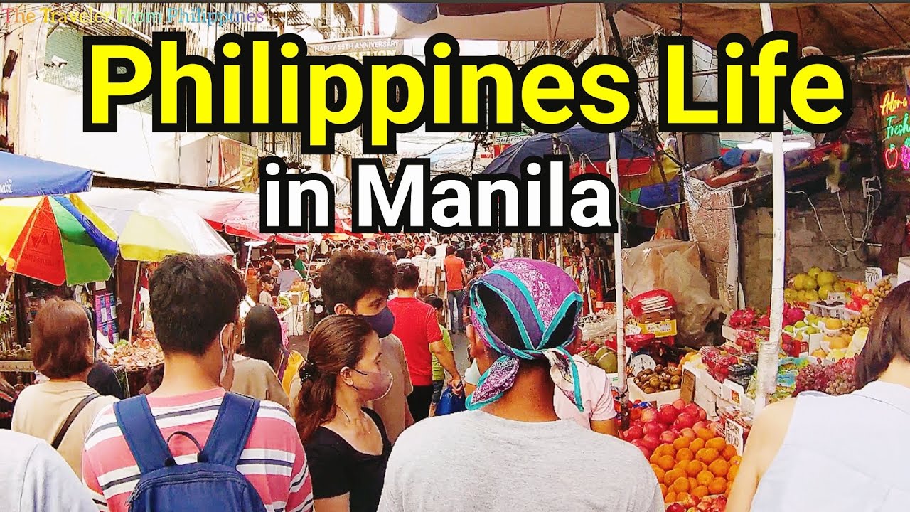 Crowded place in Manila Philippines 🇵🇭 my walking tour #adventure - YouTube
