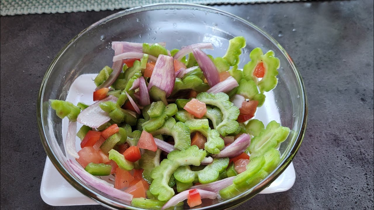 Ampalay Salad/Bitter gourd Easy to Make/Edith C. Bekken - YouTube