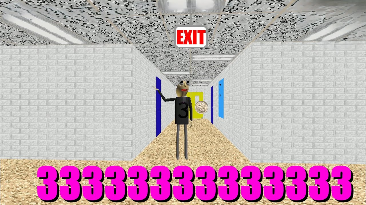 Baldi Is Really Addicted To The Number Three! For Some Reason? (Mod ...