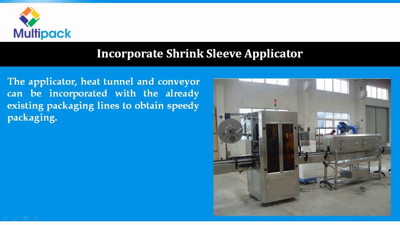 Shrink Sleeve Applicator for Easy Package Integration - www ...
