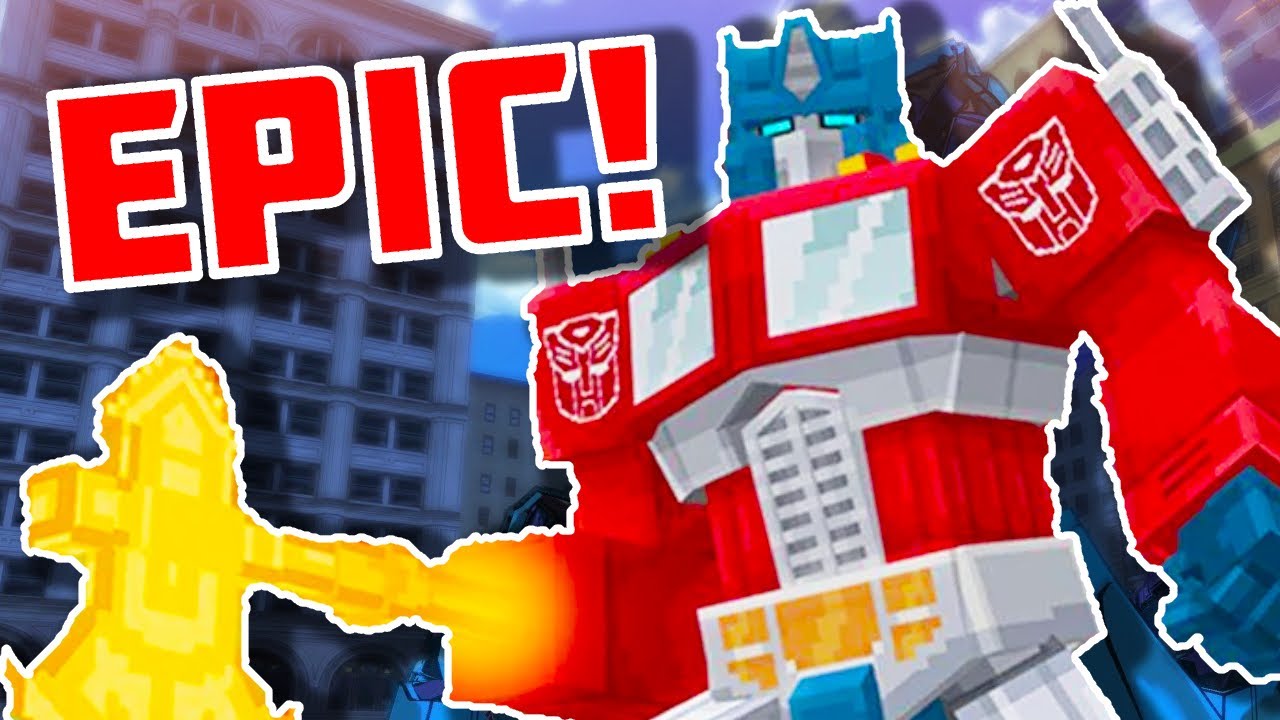 Transformers X Minecraft DLC is EPIC!!! - YouTube