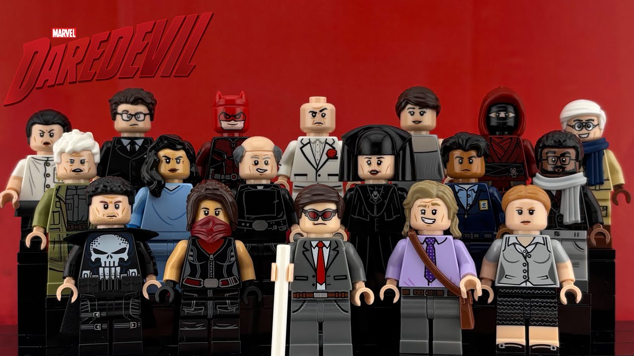 LEGO Netflix's Daredevil | How To Build All Main Characters - YouTube