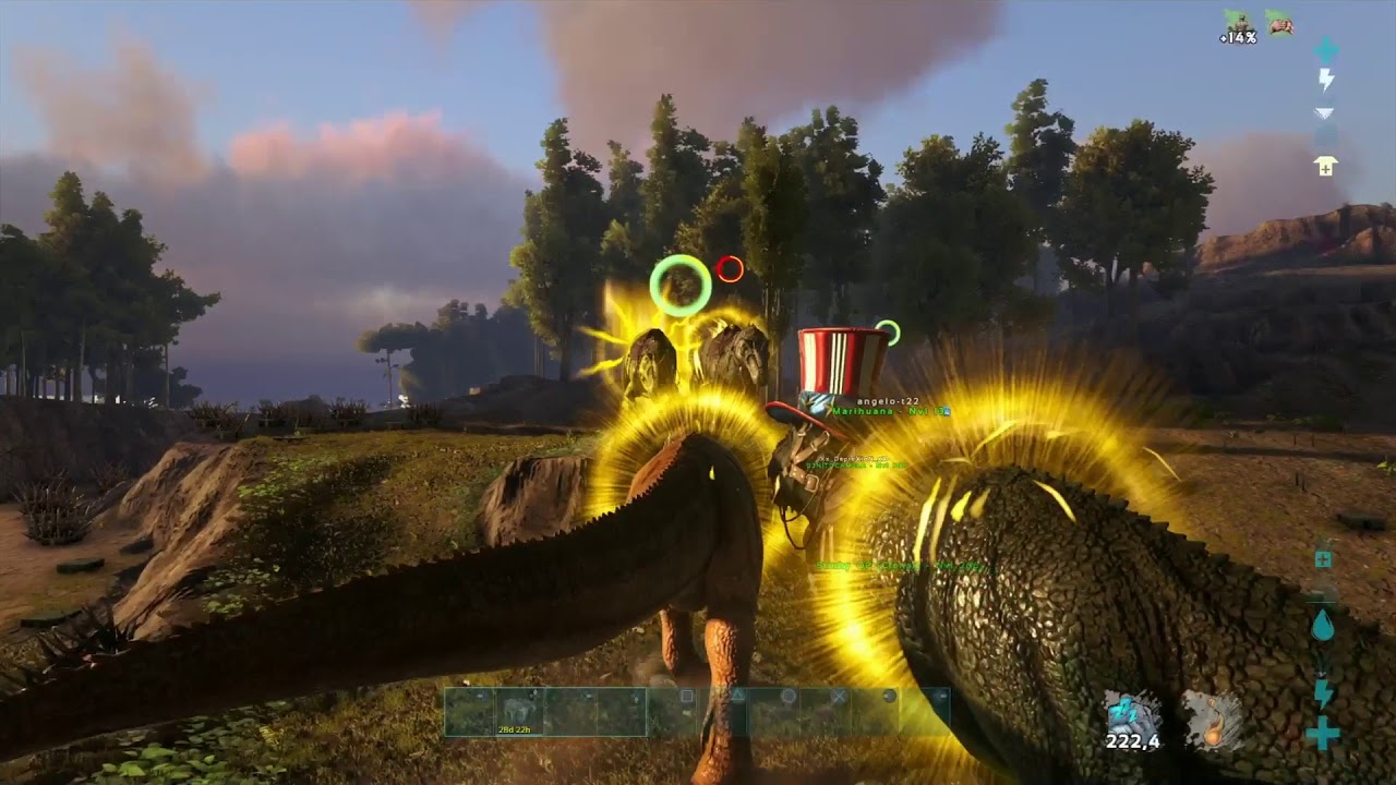 Ark oficial small tribes ! Defendiendo tp - YouTube