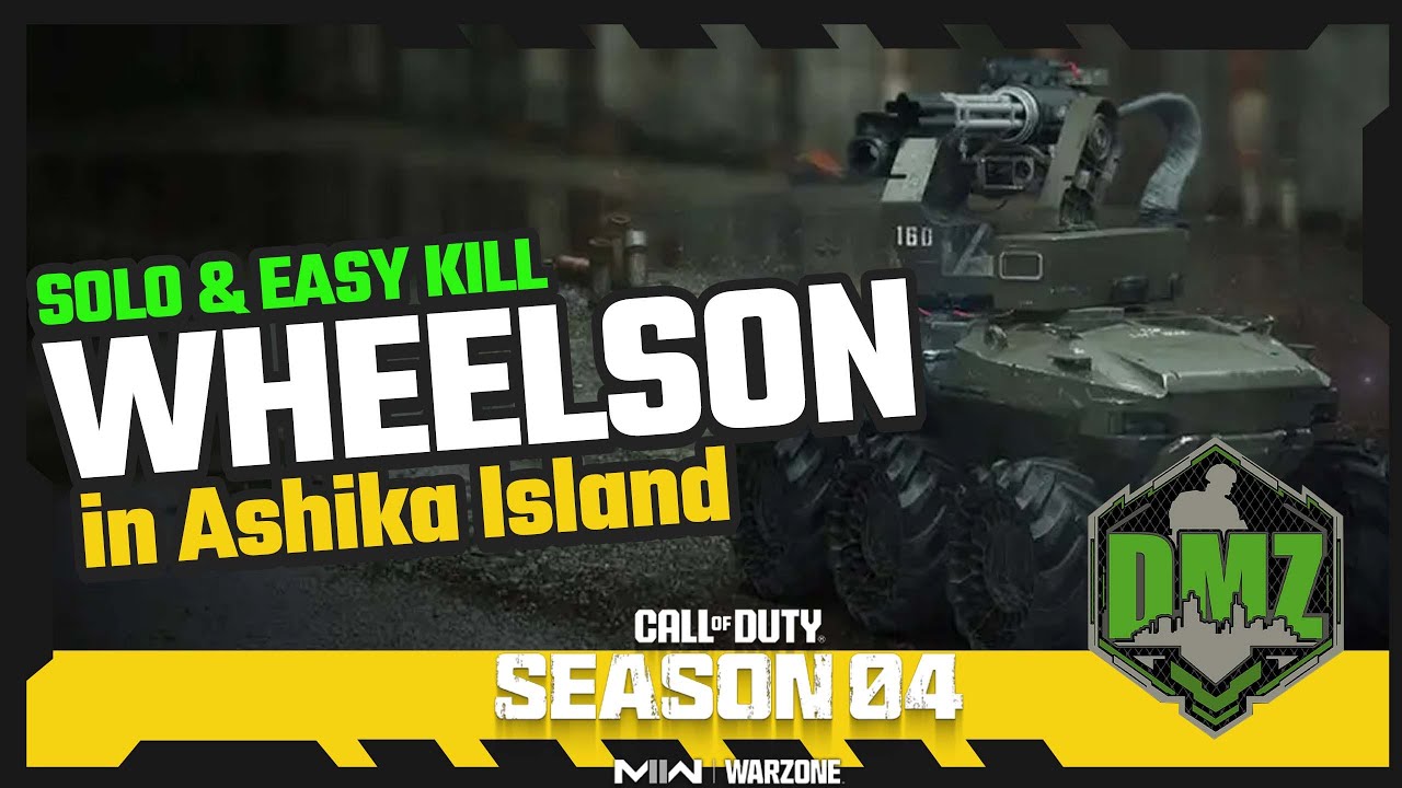 WHEELSON at Ashika Island in DMZ 🤖 SOLO & EASY KILL - YouTube