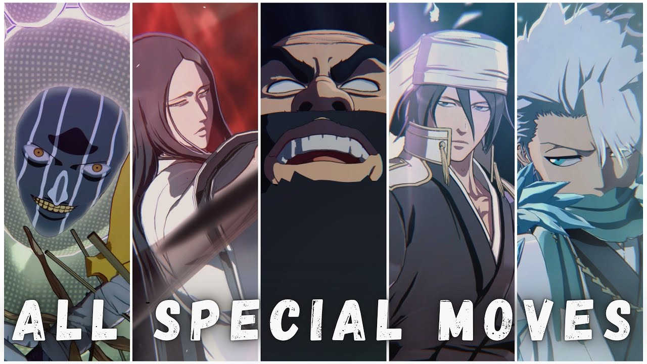 All CAPTAIN BANKAI Special Moves BLEACH Rebirth of Souls - YouTube