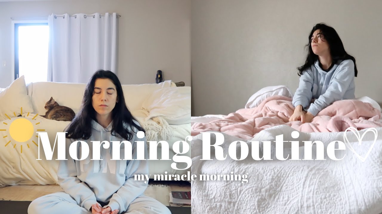 MORNING ROUTINE | my miracle morning 🌱 🪴 ☀️ 💗 - YouTube