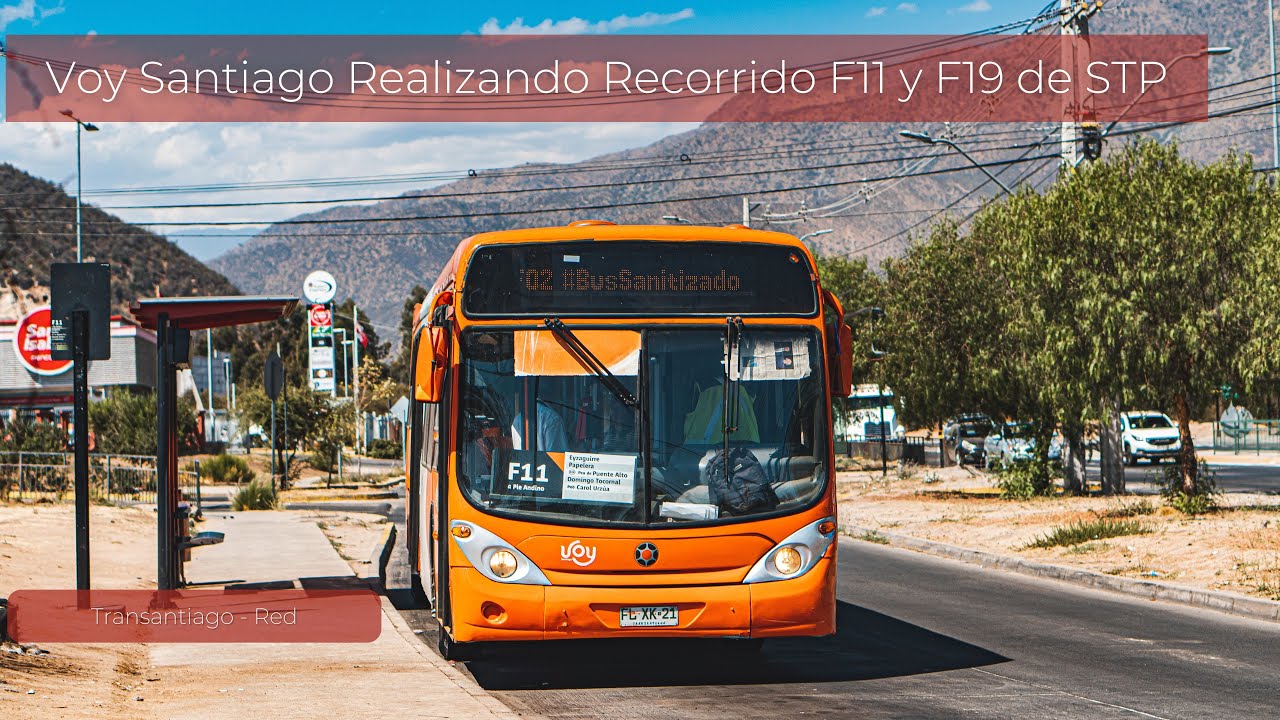 Voy Santiago en Recorrido F11 y F19 de STP con buses Gran Viale Scania ...