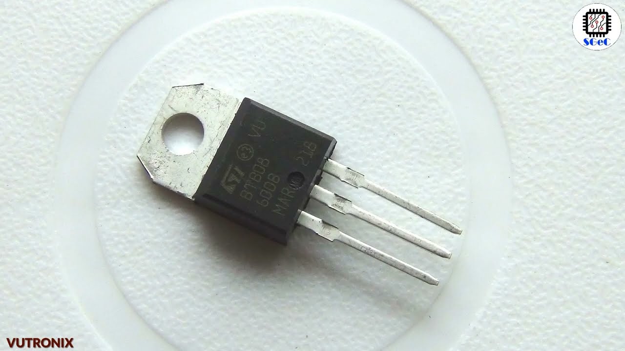 [SGeC] BTB08-600B SENSITIVE GATE TRIAC - YouTube