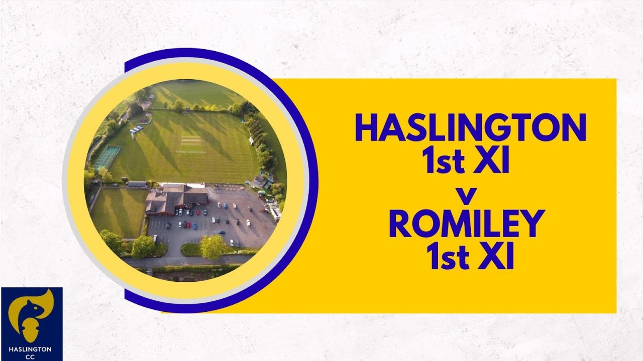Haslington CC 1st XI Vs. Romiley CC 1st XI - YouTube