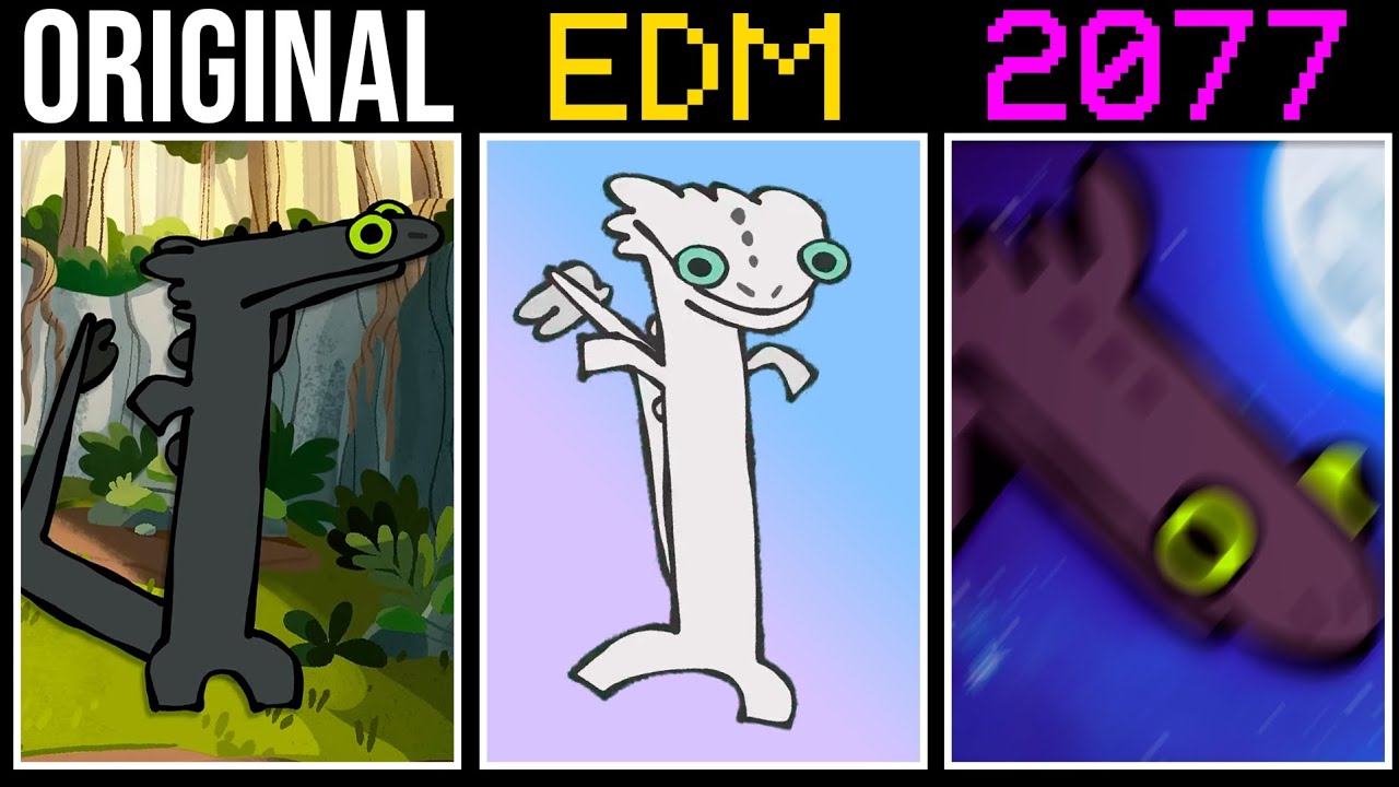 Toothless Dancing but every time different version 2 - YouTube