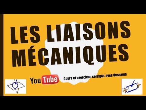Les types de contact entres les pièces mécaniques - YouTube