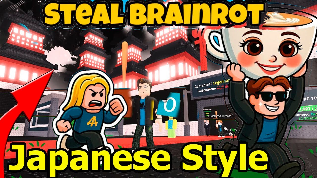 5 Minutes Ago New Japanese Style Design in Steal Brainrot Roblox - YouTube