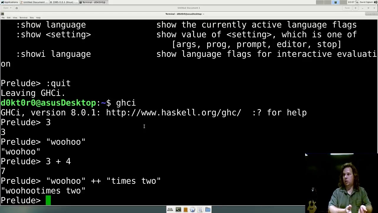 2018 NIL Haskell School - Session 1 - YouTube