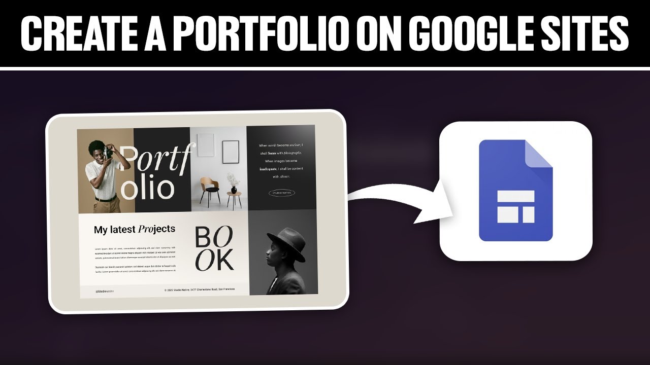 How To Create a Portfolio on Google Sites 2025! (Full Tutorial) - YouTube