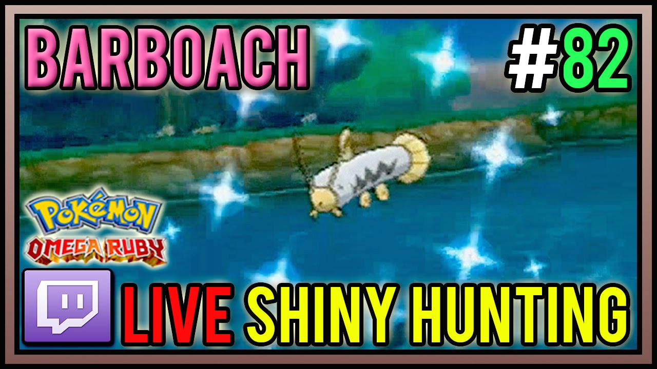 Live Shiny Barboach From Chain Fishing | Shiny Pokemon #82 | Pokemon ...
