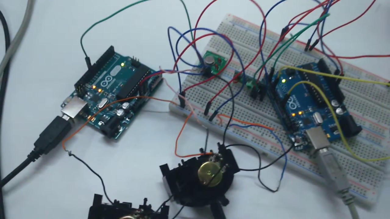 Car 2 arduino control by rf module - YouTube