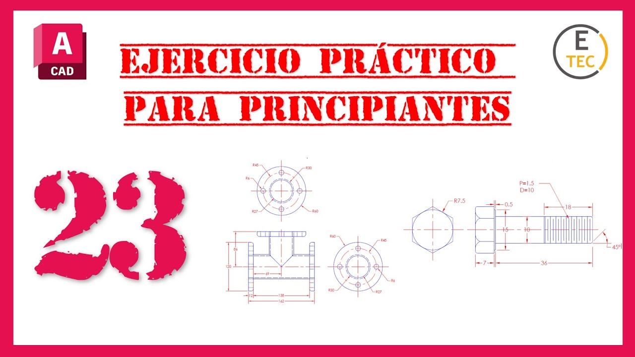 CURSO PRACTICO DE AUTOCAD - CLASE 23 - YouTube