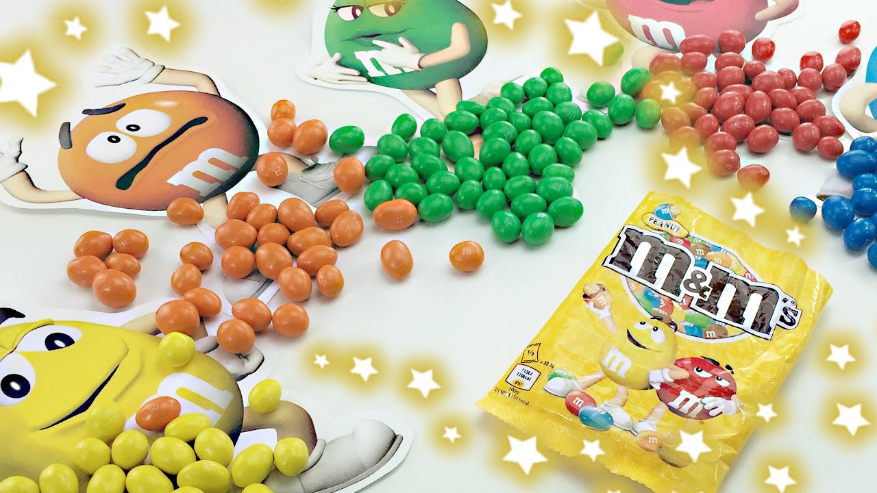 Learn colors with M&M’s Magic Package - YouTube