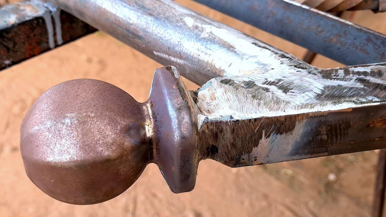 Metal welding, how to weld an iron handle on a metal pipe, for ...