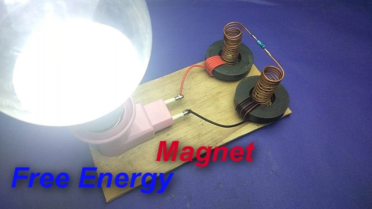 science experiment free energy magnets / handmade at home - YouTube