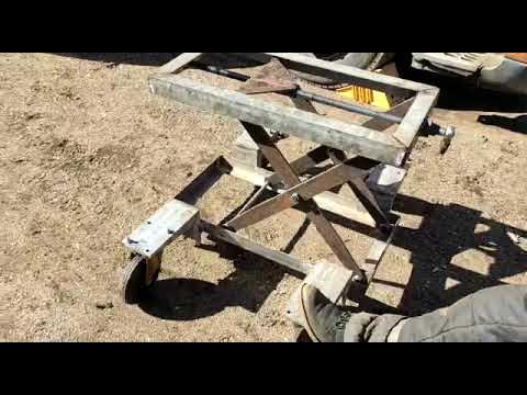 🟥изготовление подкатного подъёмника г/п500кг(механический подъёмный ...