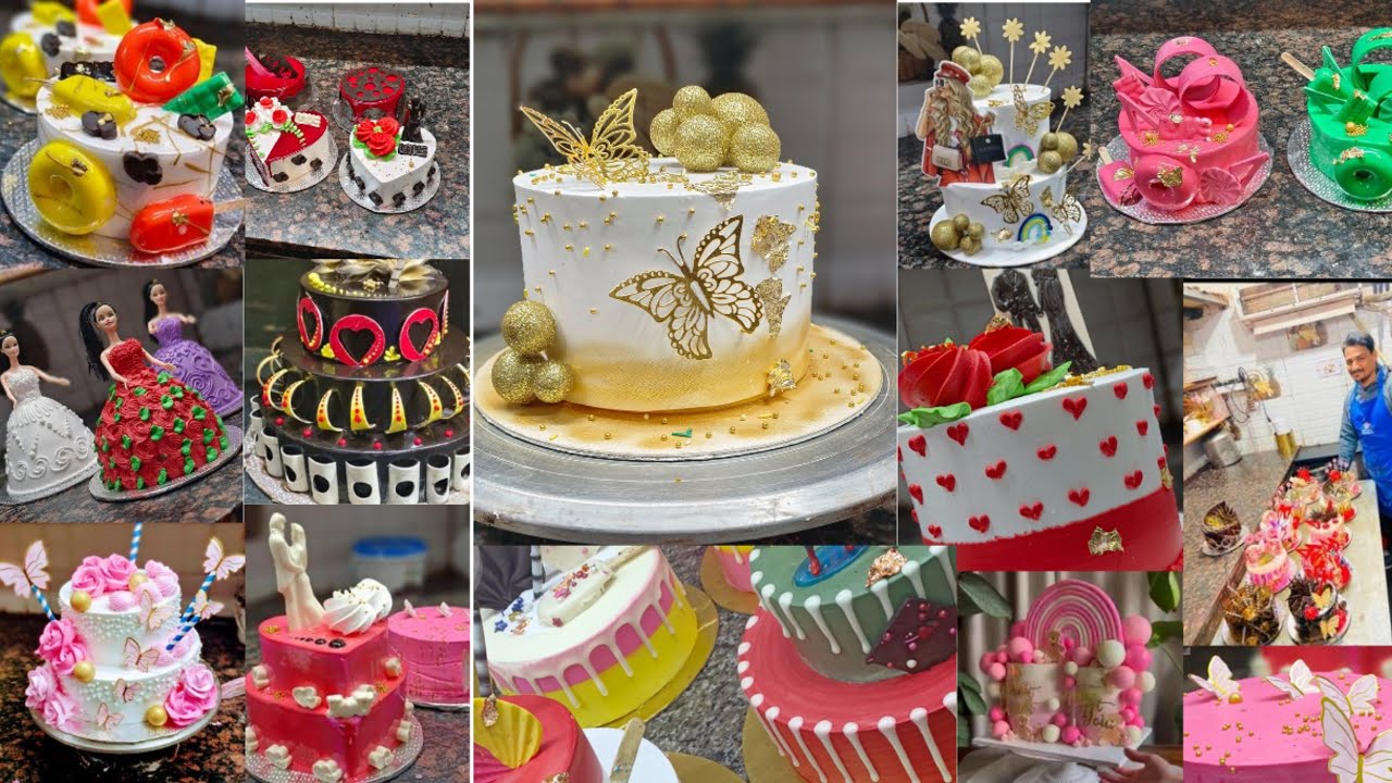 fancy cake video 1kg fancy cake amazing cake making tutorials fancy ...