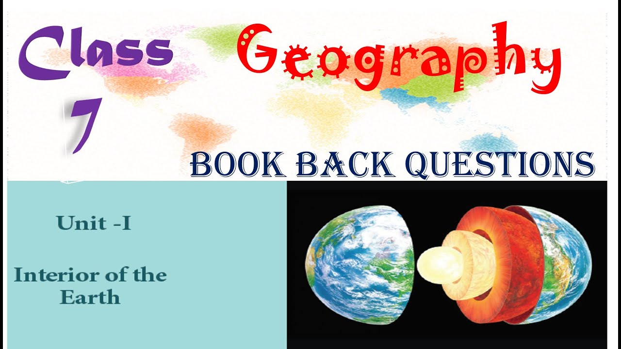 7th standard Geography Interior of Earth book back questions - YouTube