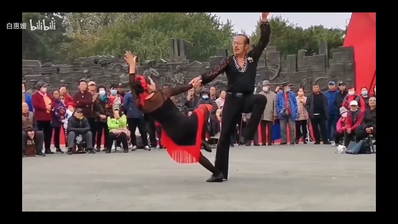 Square Dance for Chinese 65 Year Old Man(Part 1) - YouTube