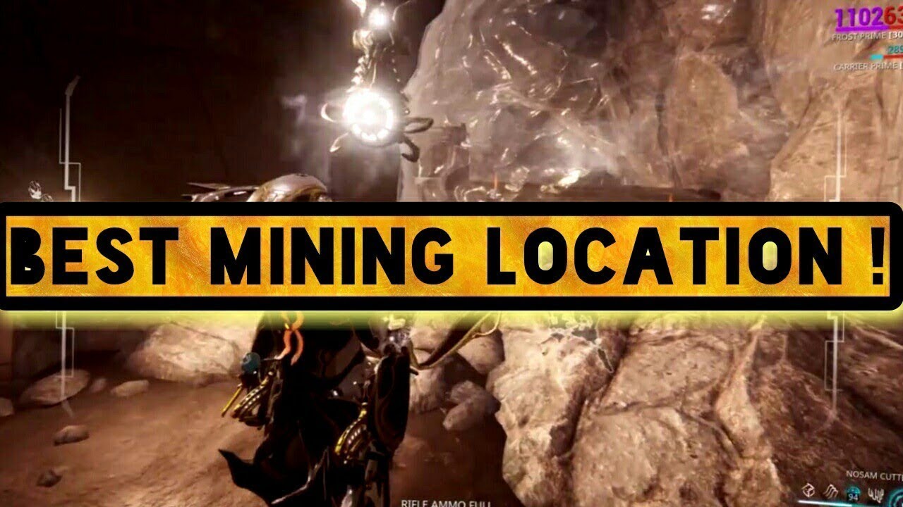 Warframe Best Mining Spot in Plains of Eidolon - YouTube