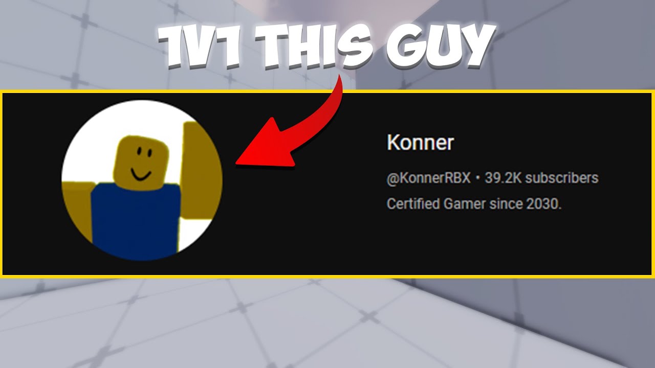 I 1v1d a Famous YouTuber in Roblox RIVALS! ft. Konner - YouTube