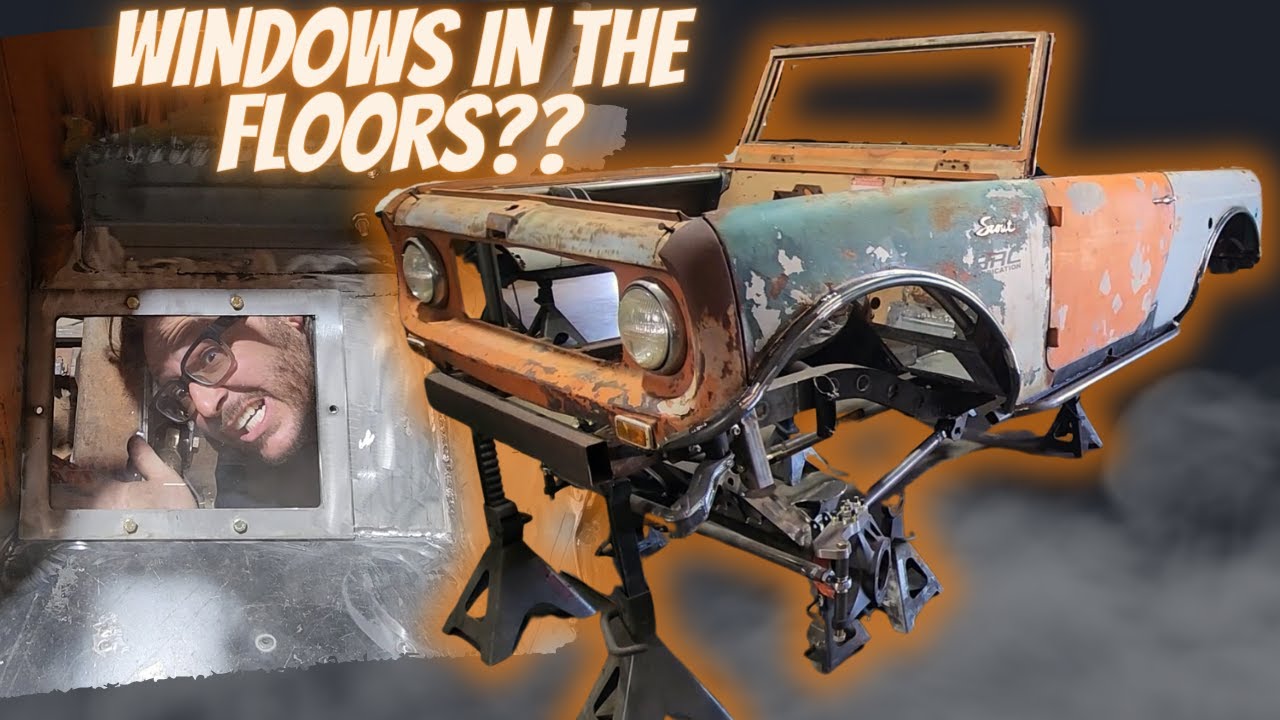 WINDOWS IN THE FLOORS, and FANCY tube FENDERS!!! (ultimate 800 part 11 ...